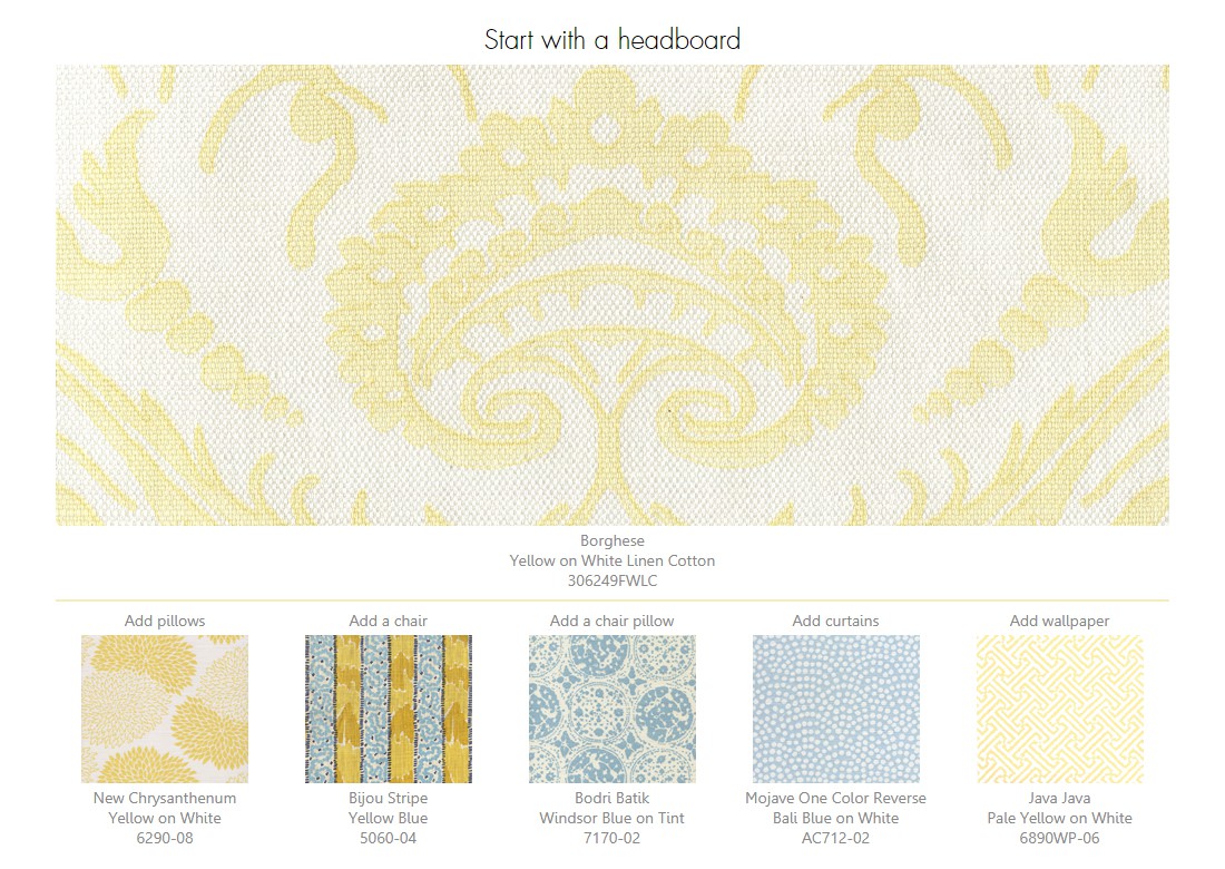 Instant Room | Quadrille Wallpapers & Fabrics